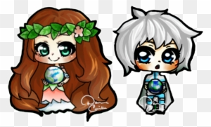 [hope] Skye And Gaea By Dev-lish - Gaea Drawing Easy - Free Transparent ...